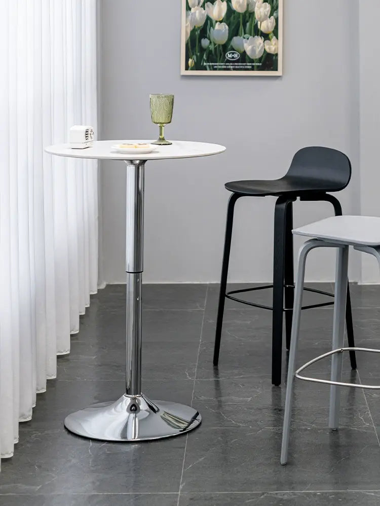 Buy ABOUT WHITE Lysandra Modern Adjustable Height Cocktail Table Online ...