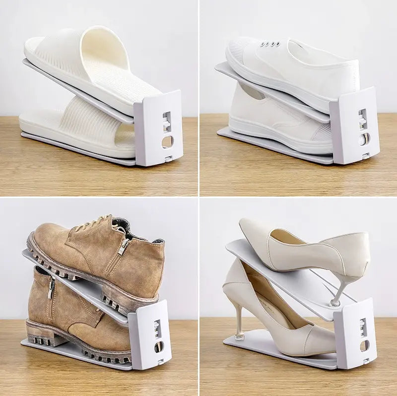 Buy JIESHANG Elowen Adjustable Double-Layer Shoe Storage Rack Online ...