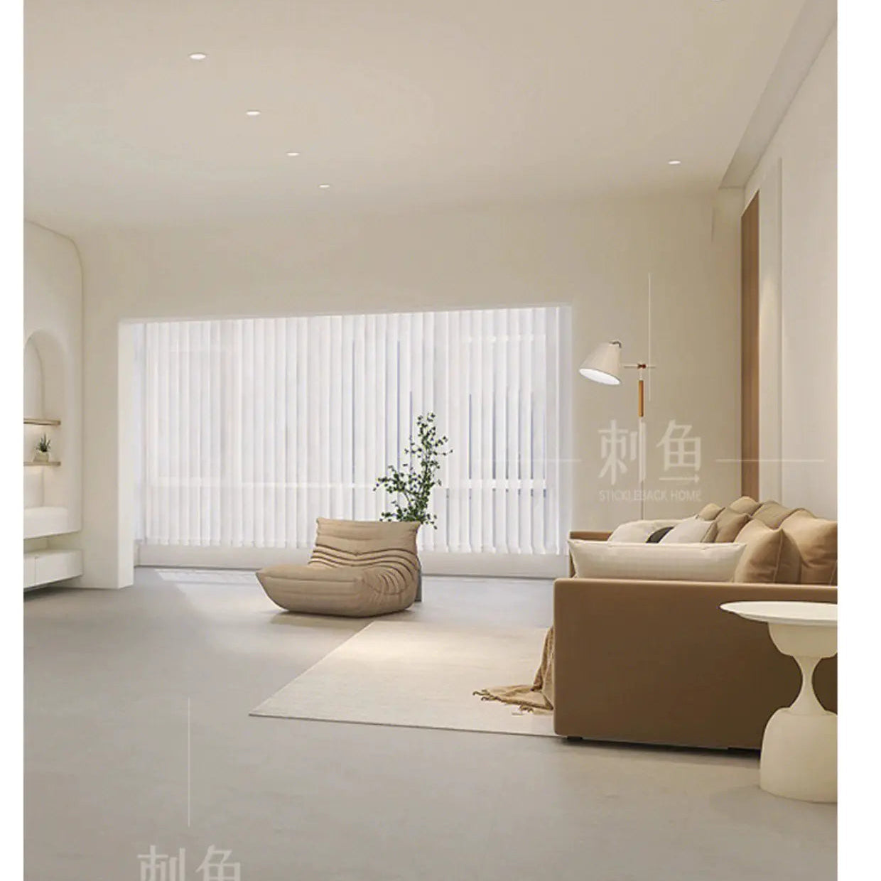 Buy THORNY FISH Kintaro Elegant Softlight Living Room Floor Tile Online ...