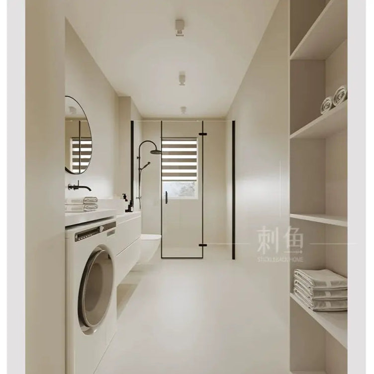 Buy THORNY FISH Marisol Elegant Microcement Living Room Flooring Tile ...